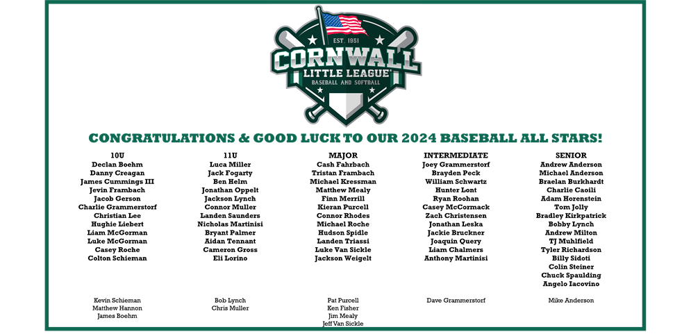 Cornwall Little League > Home